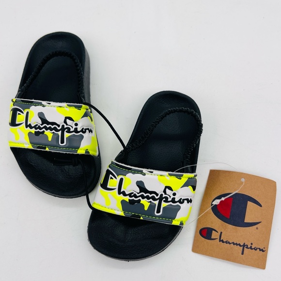 Champion | Shoes | Champion Camo Slide Sandals Slippers Toddler Kids ...